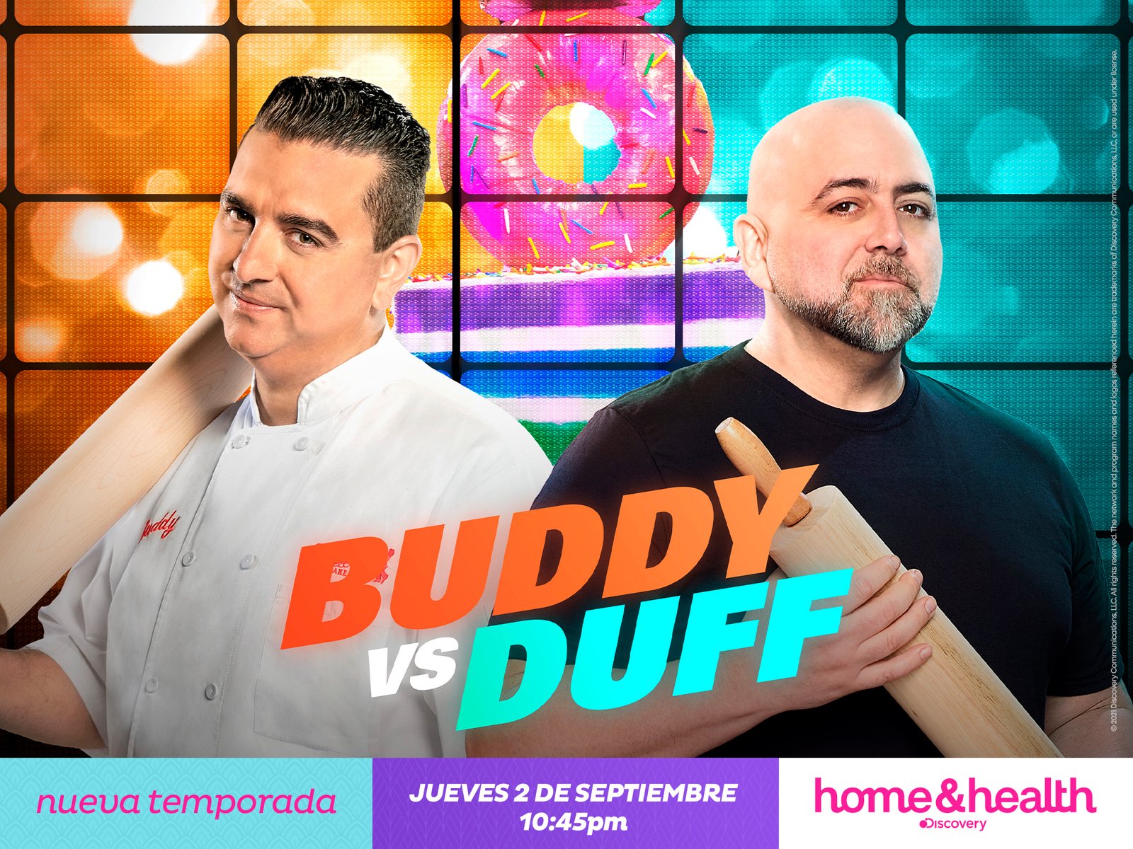 BUDDY VALASTRO Y DUFF GOLDMAN SE ENFRENTAN EN UN RETO DE PASTELERÍA ...