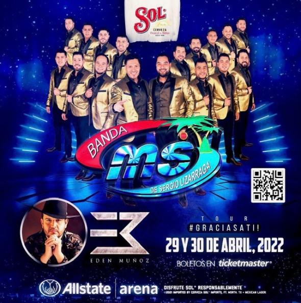 BANDA MS Y EDEN MUÑOZ JUNTOS EN EL ALLSTATE ARENA DE CHICAGO - MNI NOTICIAS