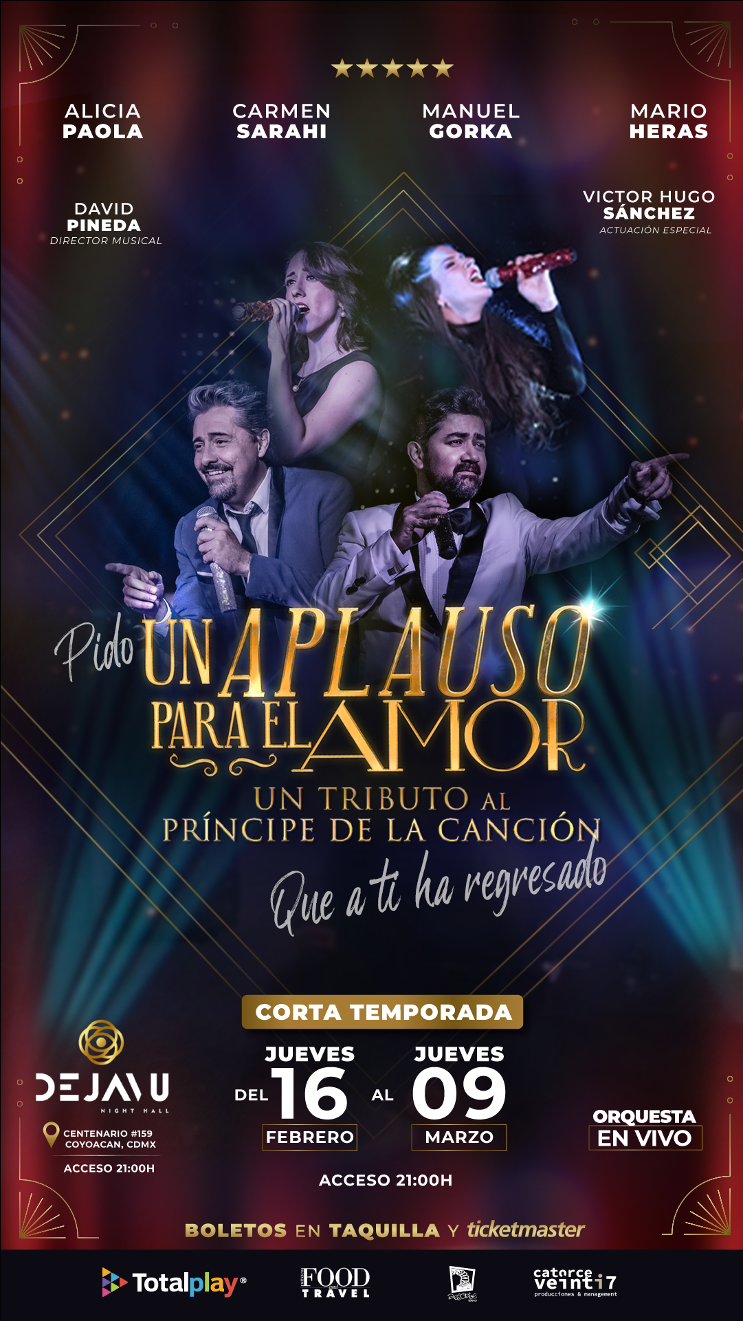 Con el espectáculo “Un Aplauso Para El Amor”, renace el legado de José ...