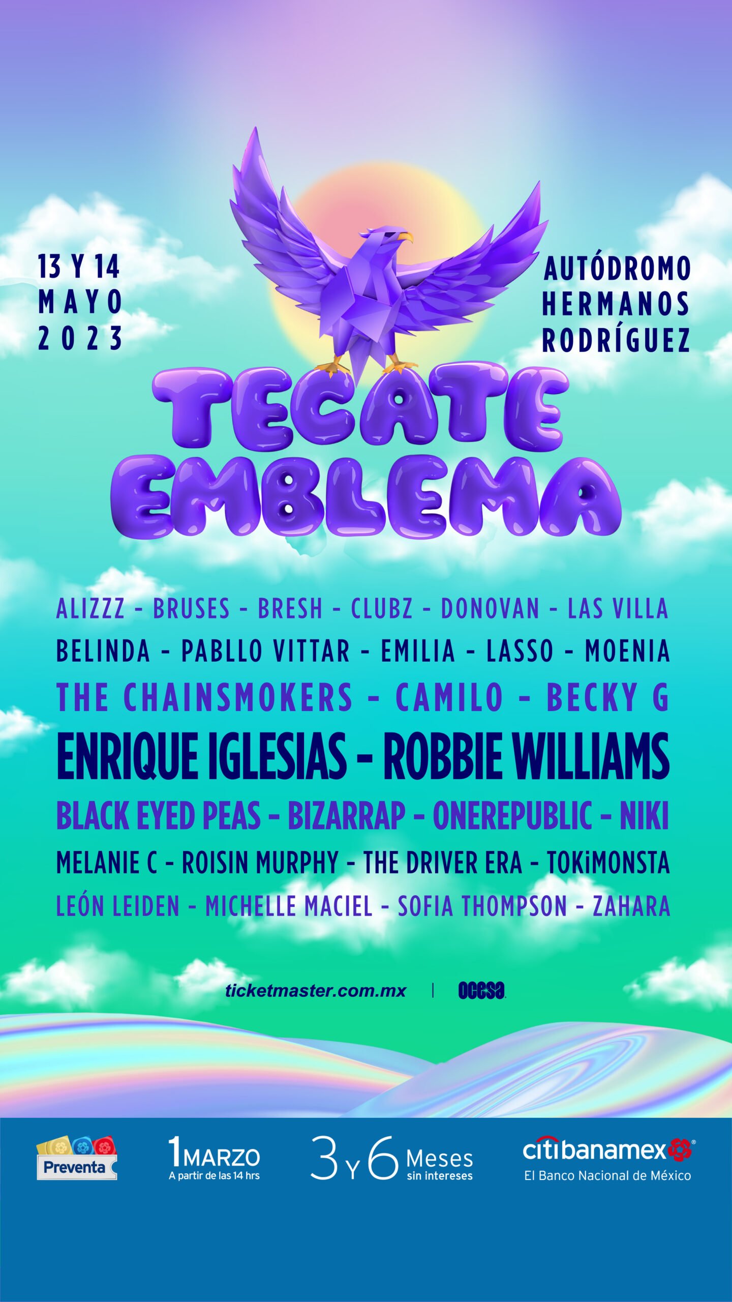 Tecate Emblema regresa con cartel de lujo - MNI NOTICIAS