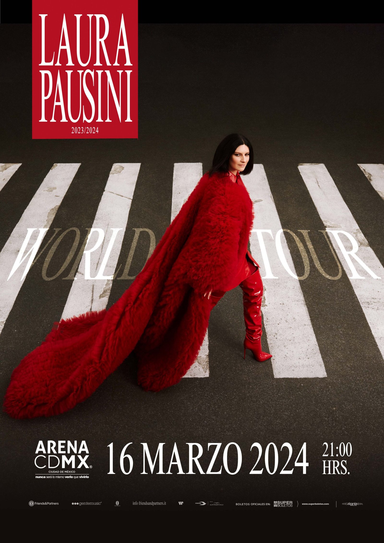 LAURA PAUSINI WORLD TOUR 2023/2024 - MNI NOTICIAS