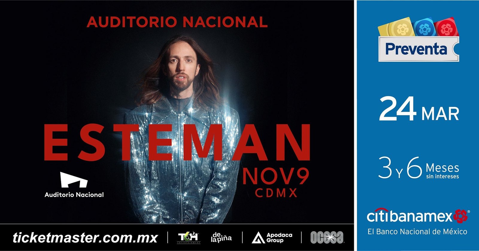 ESTEMAN ANUNCIA CONCIERTO EN EL AUDITORIO NACIONAL DE LA CIUDAD DE ...
