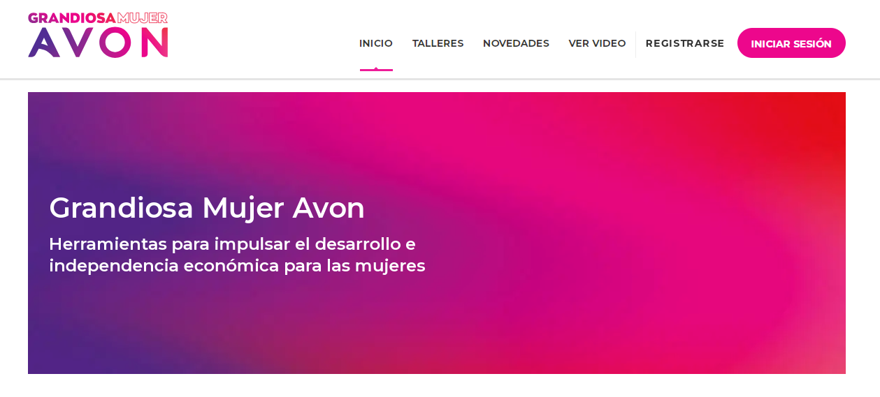 Crea mejores hábitos de vida, conoce: “Grandiosa Mujer Avon”, un sitio ...