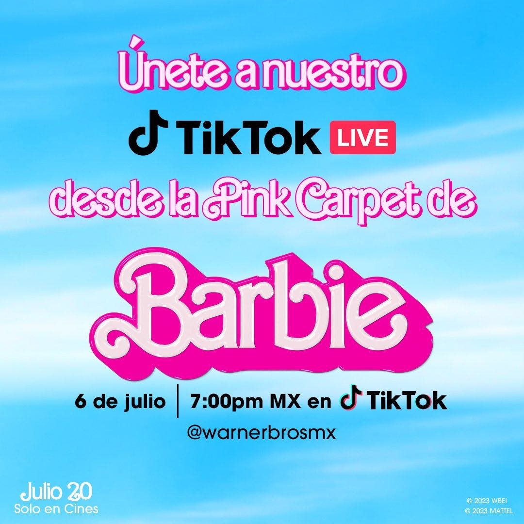 ¡Disfruta la premiere de Barbie en México desde TikTok! - MNI NOTICIAS