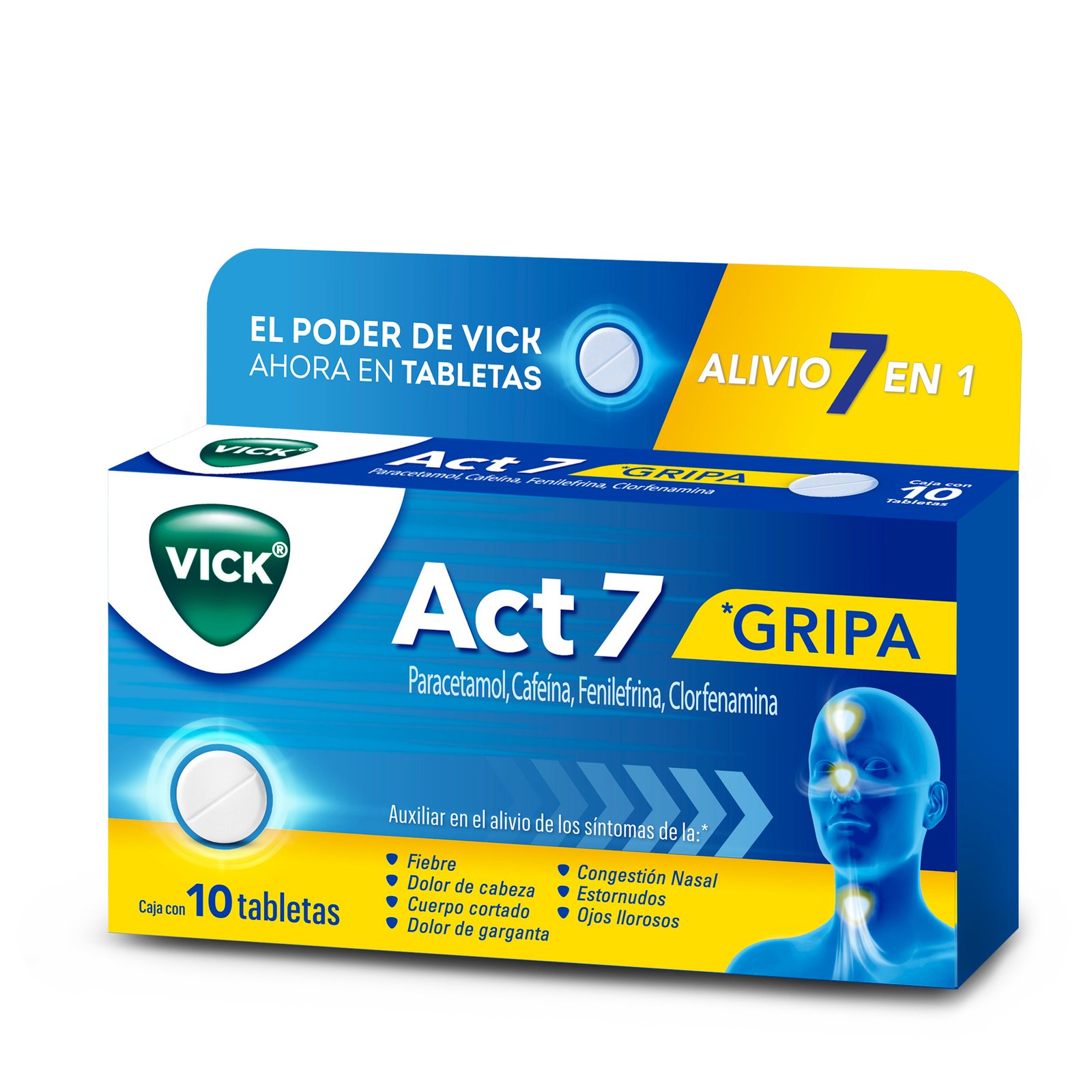 ¡Descubre el alivio 7 en 1 de Vick en una tableta en esta temporada y ...