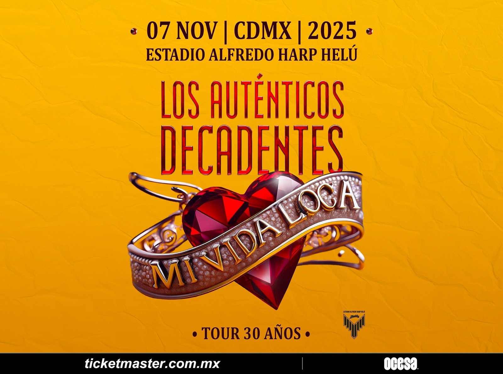 Los Auténticos Decadentes en el Harp Helú - MNI NOTICIAS