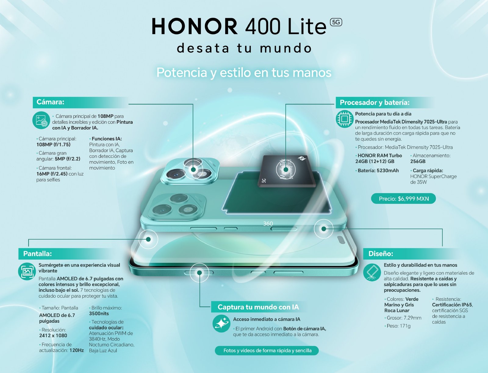 HONOR 400 Lite: la IA que se adapta a ti, transformando cada ...