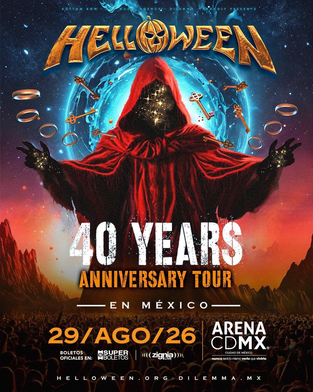 HELLOWEEN llega a la Arena CDMX con 40 years anniversary Tour - MNI ...